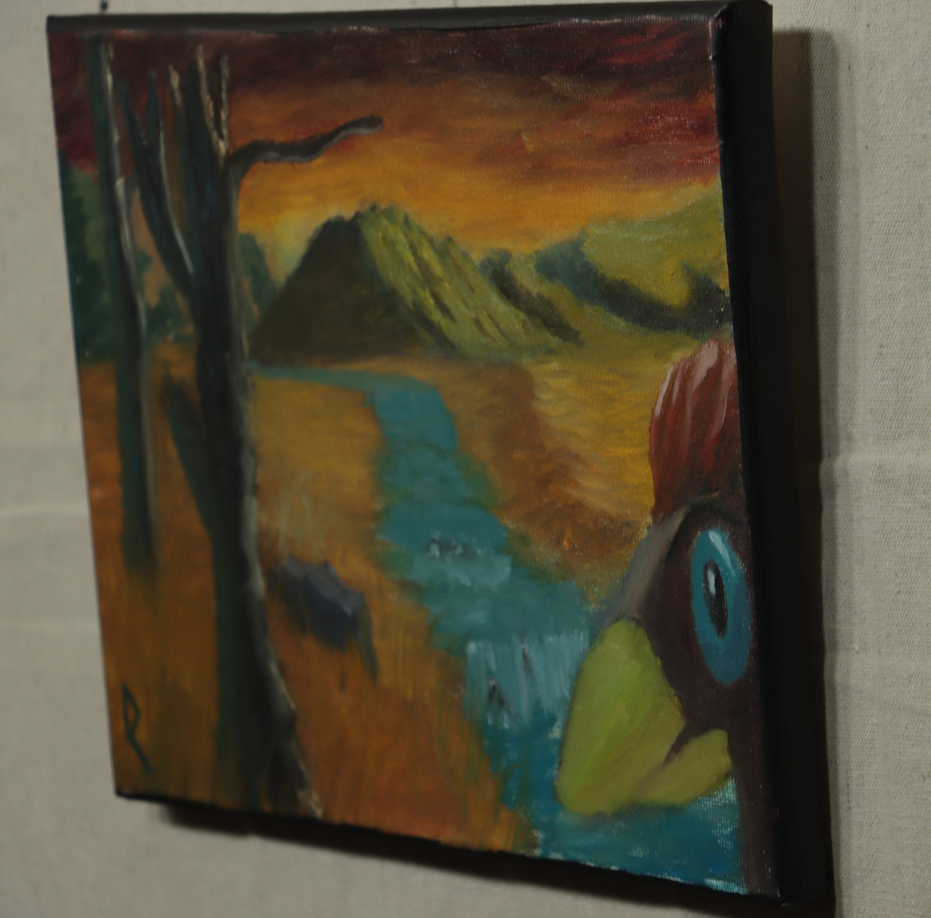 Derpy Bird, Original Oil Painting on 8x10 Canvas - Etsy