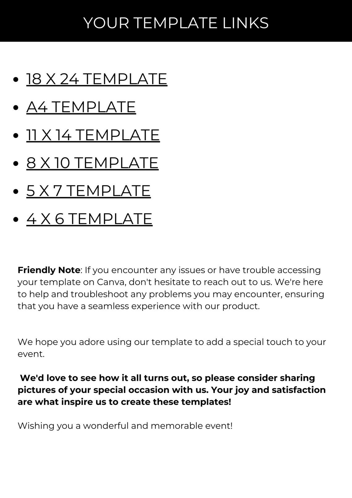 Video Camera Event Sign | Minimalist Modern Wedding Sign | Template ...