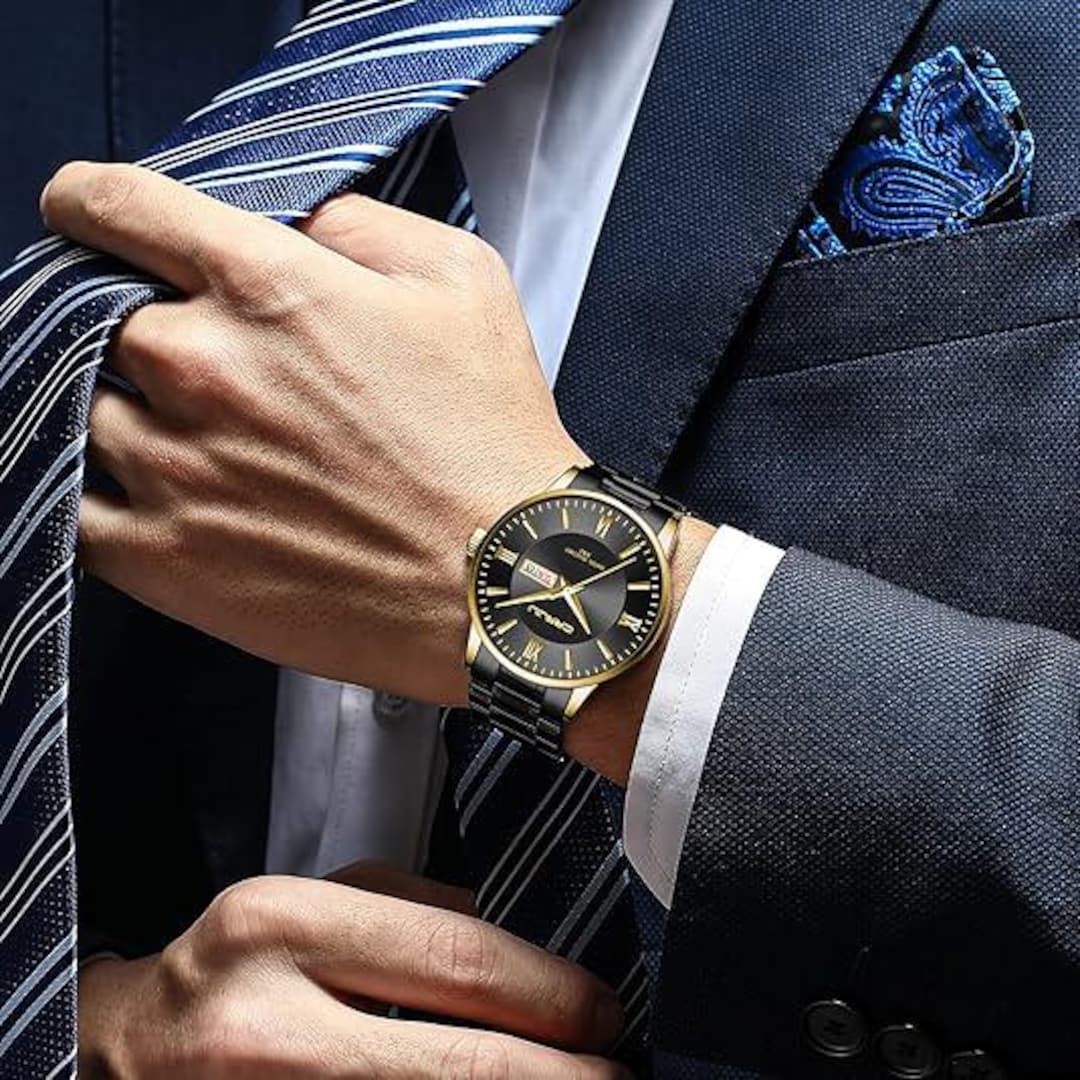 Premium Stylish Casual Watch for Men, Simple Classic Everyday Watch ...