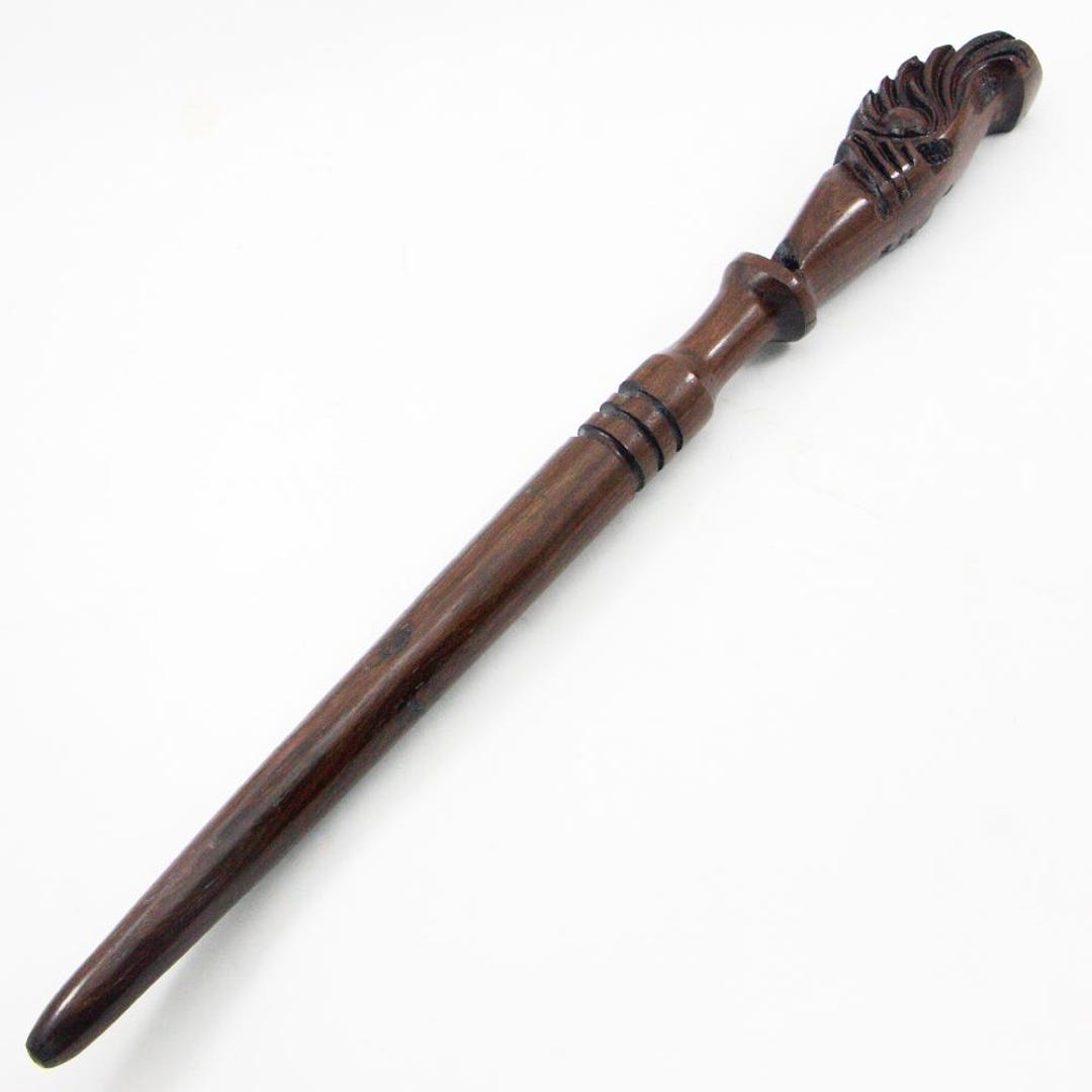 15" Handcrafted Rosewood Wizard Wand - Traditional Willow Wiccan ...
