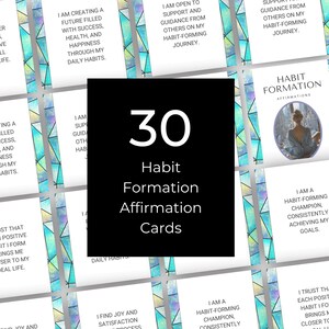 Habit Formation Affirmation Cards - Daily Self-love Practices - Empower ...