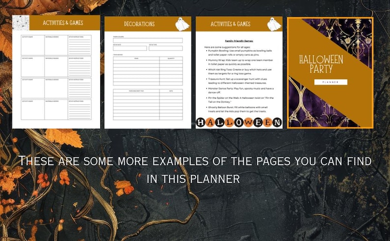 Ultimate Gothic Halloween Planner: Family-friendly Games, Crafts, and ...