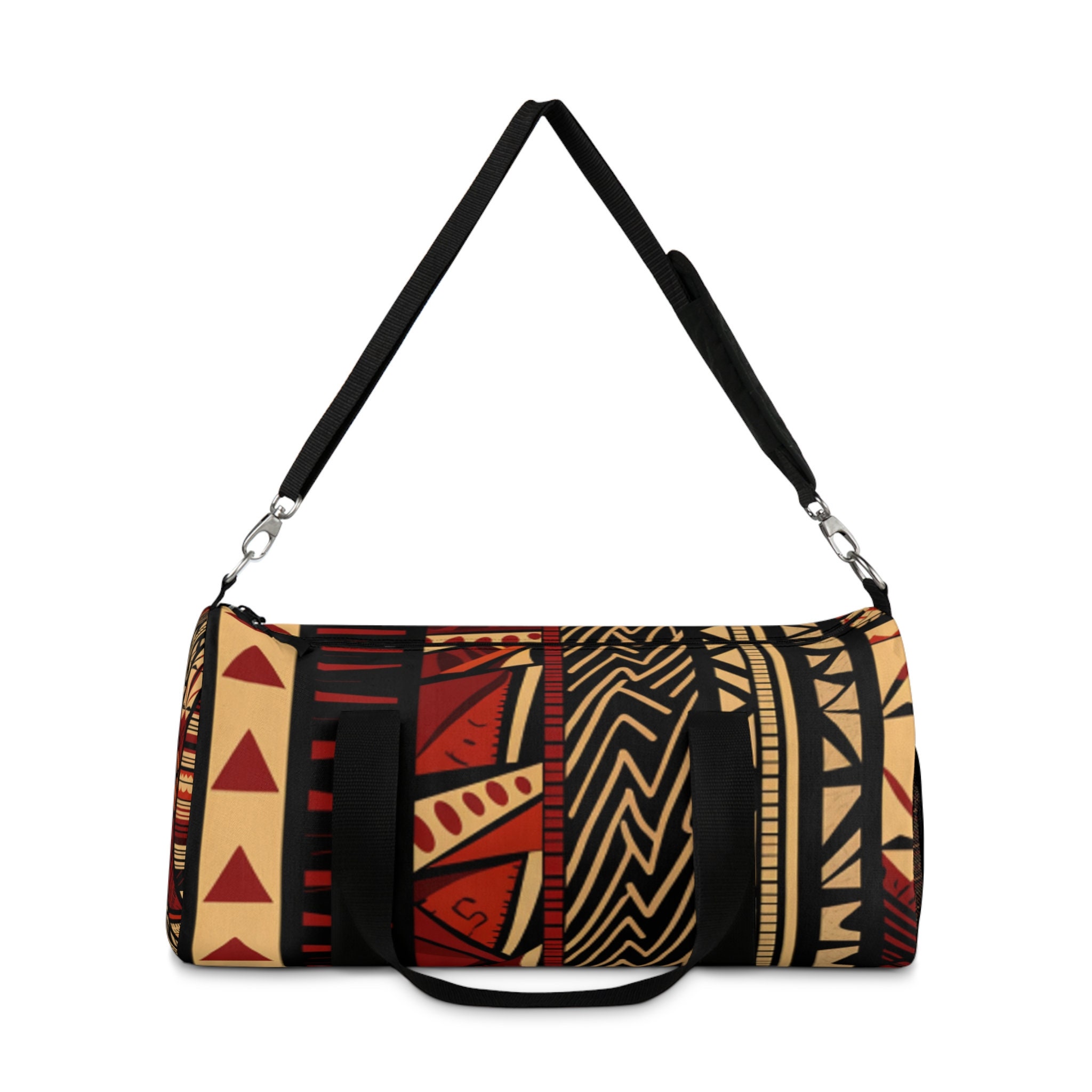 African Print Pattern Duffel Bag Tote Travel Bag Unique - Etsy