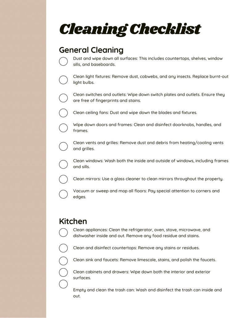 Homebound Harmony: Your Comprehensive Moving Checklist - Etsy Australia