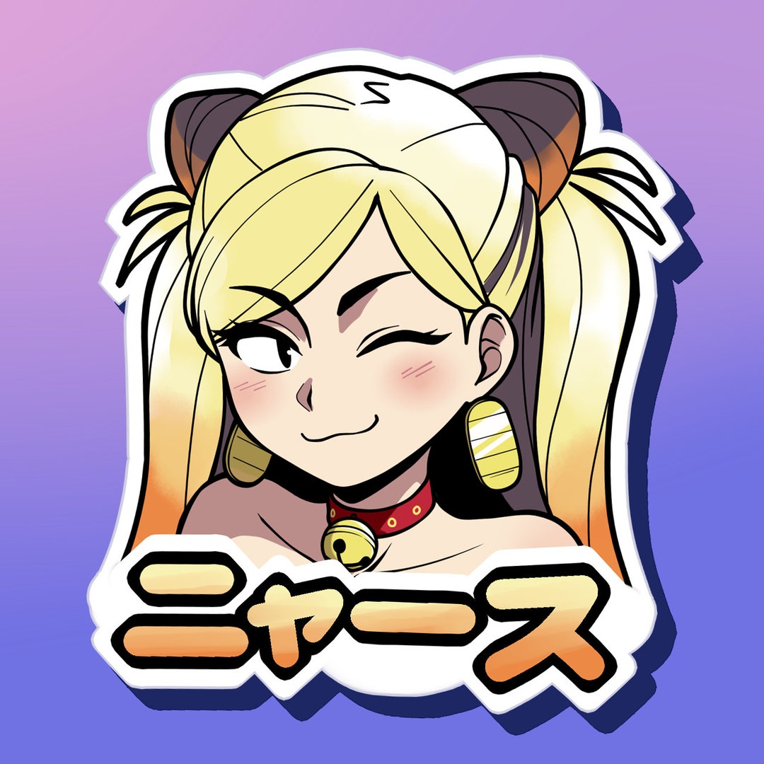 Meowth Girl (vinyl Sticker) - Etsy