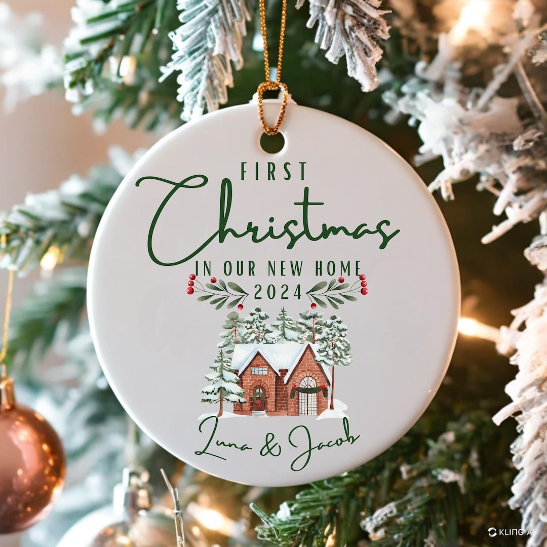 Our First House Keepsake,first Christmas in Our New Home Christmas ...