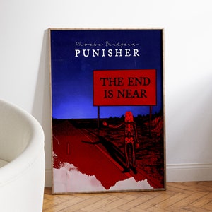The End is Near Phoebe Bridgers Poster I Know the End Punisher Song Illustration Wall Art ...