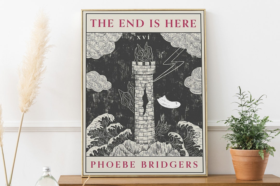 I Know the End Poster Phoebe Bridgers Retro Wall Art the End is Here Prints Girls Dorm Room ...