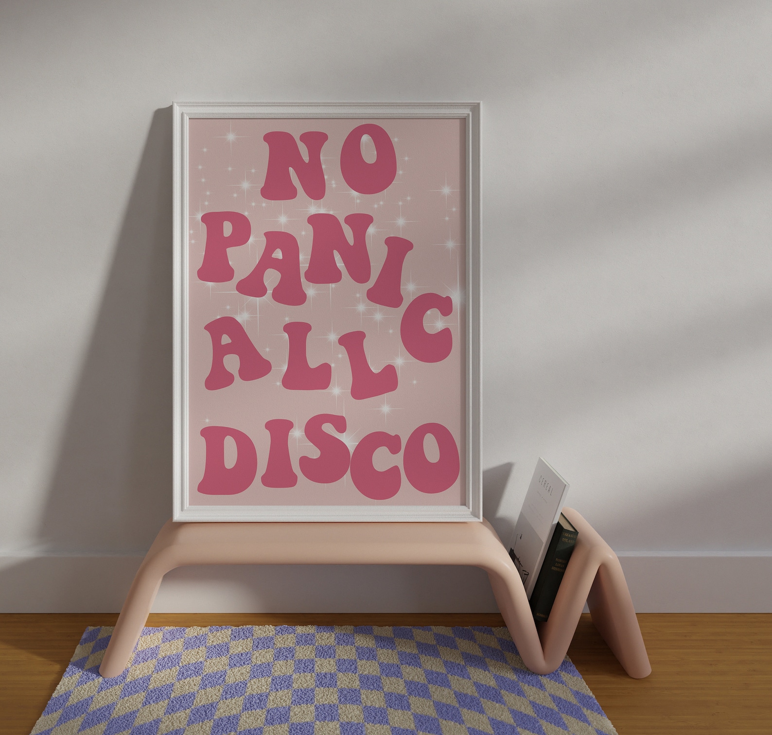 No Panic All Disco Poster Preppy Bar Cart Wall Art Digital Download ...