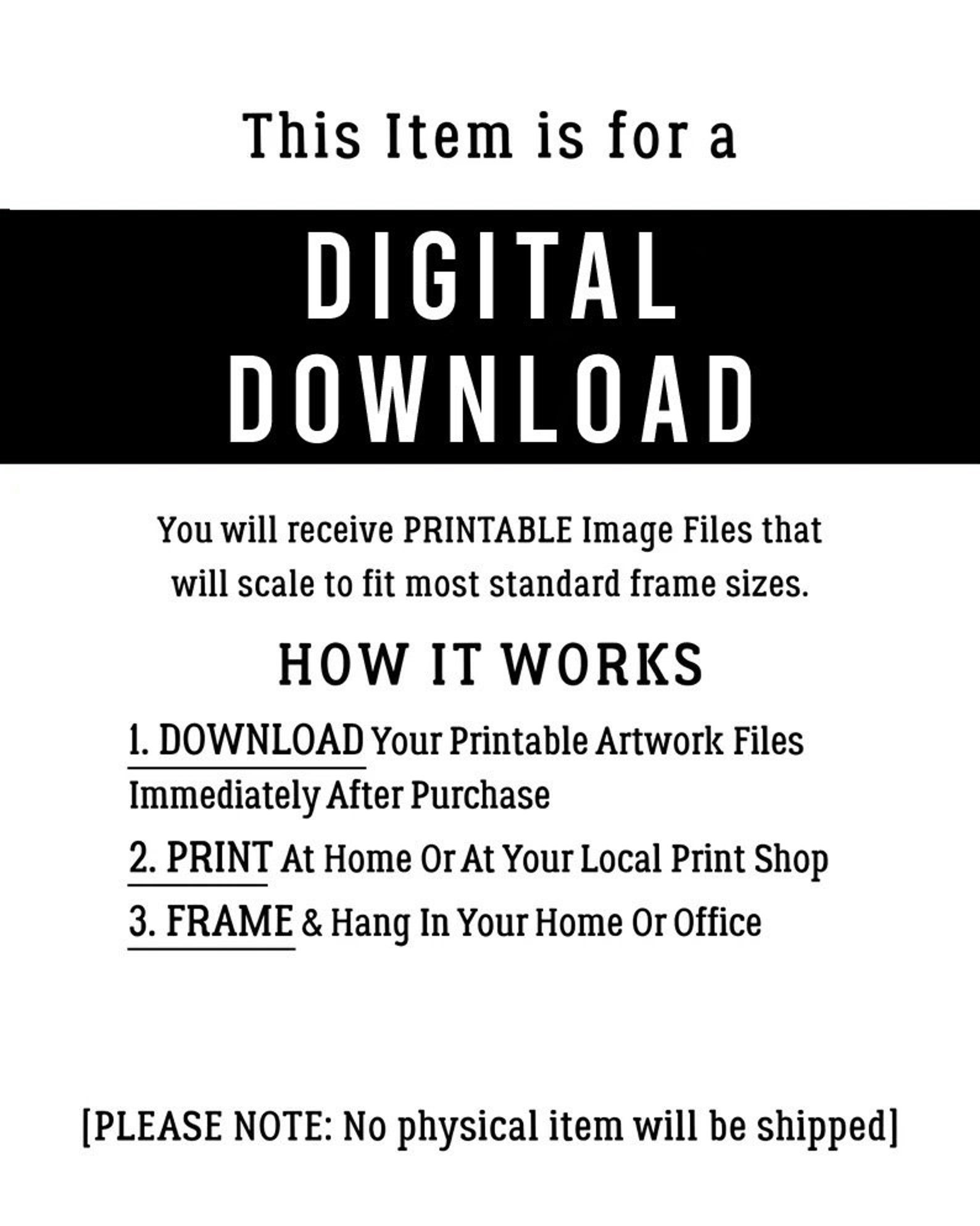 No Panic All Disco Poster Preppy Bar Cart Wall Art Digital Download ...