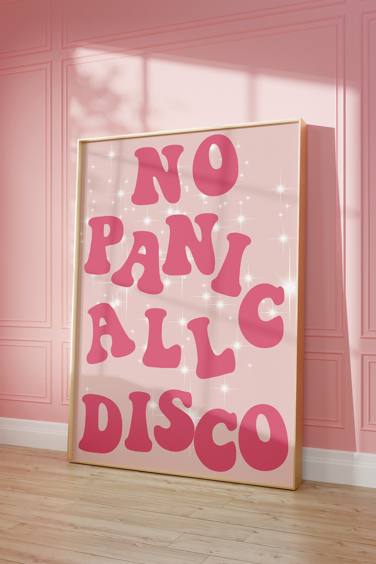 No Panic All Disco Poster Preppy Bar Cart Wall Art Digital Download ...