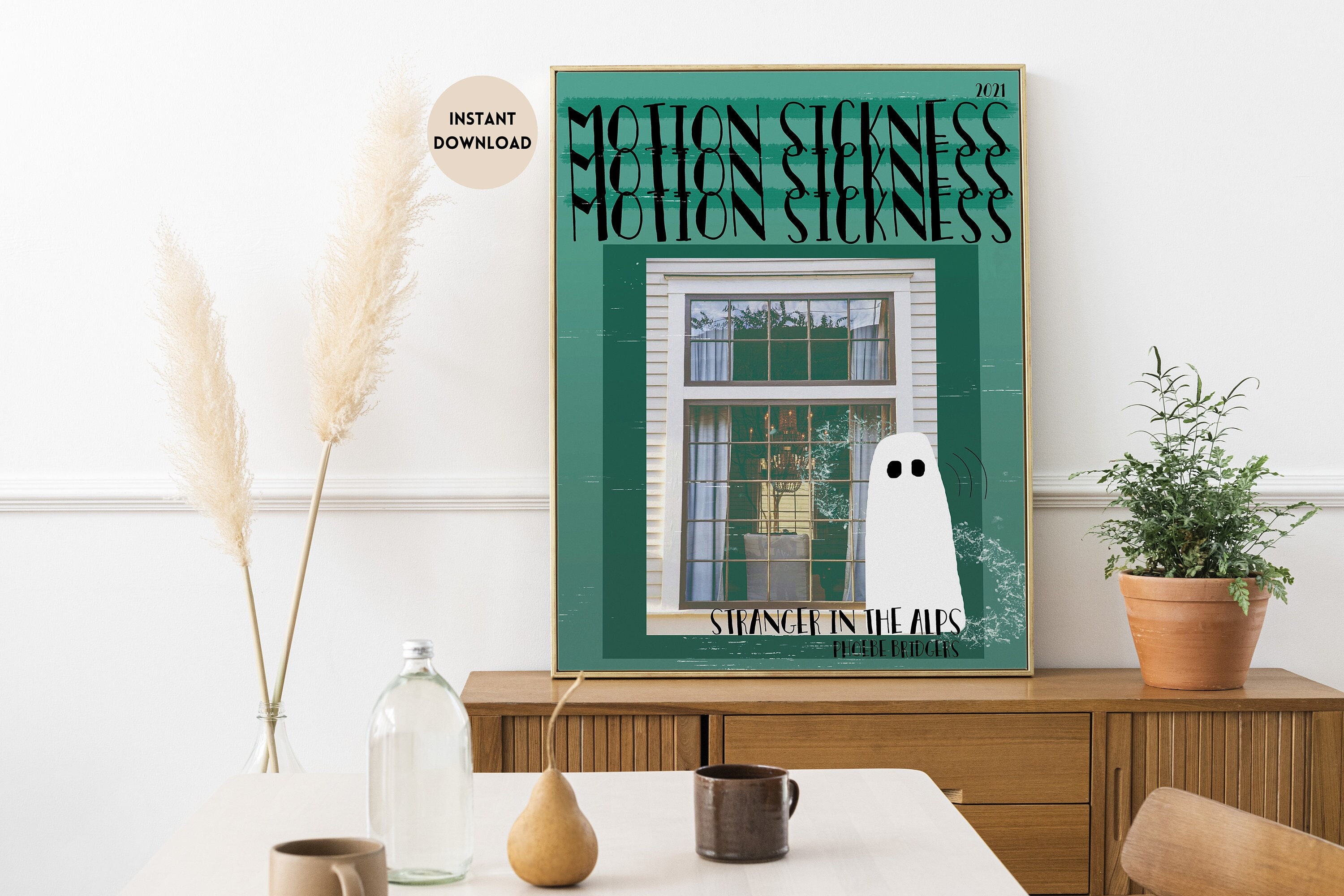 Motion Sickness Phoebe Bridgers Poster Stranger in the Alpes Song ...