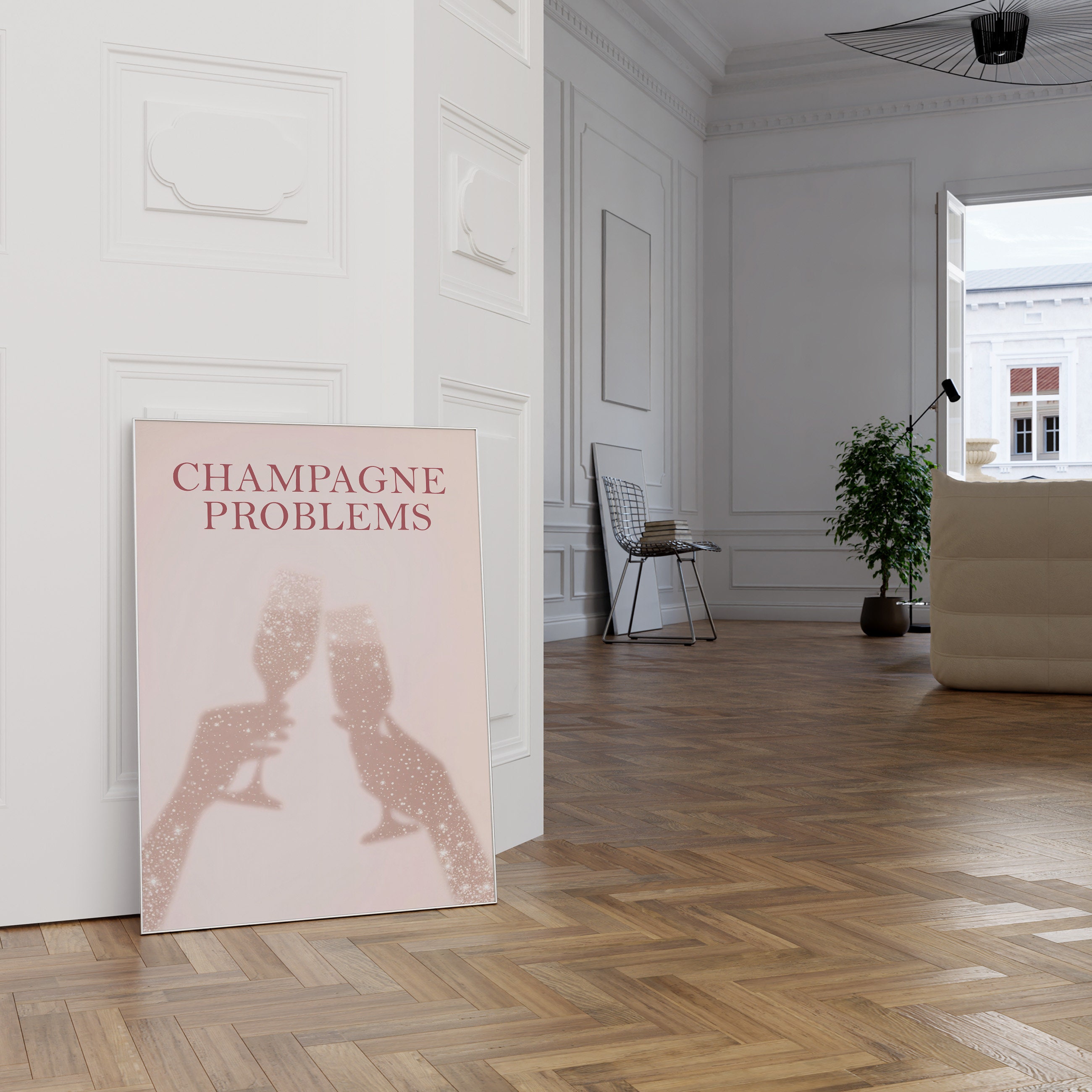 Retro Champagne Problems Taylor Poster Trendy Bar Cart Wall - Etsy