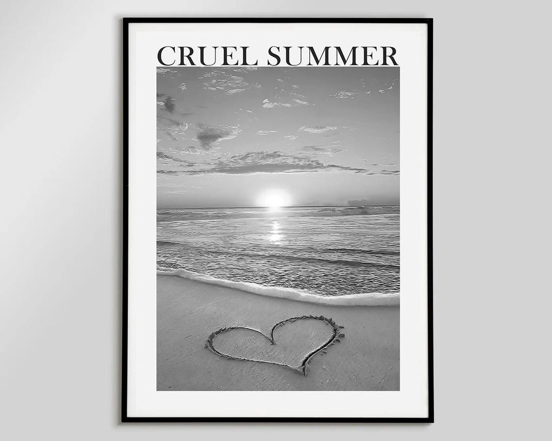 Cruel Summer Prints Taylor Retro Wall Art Digital Prints Lover Album ...