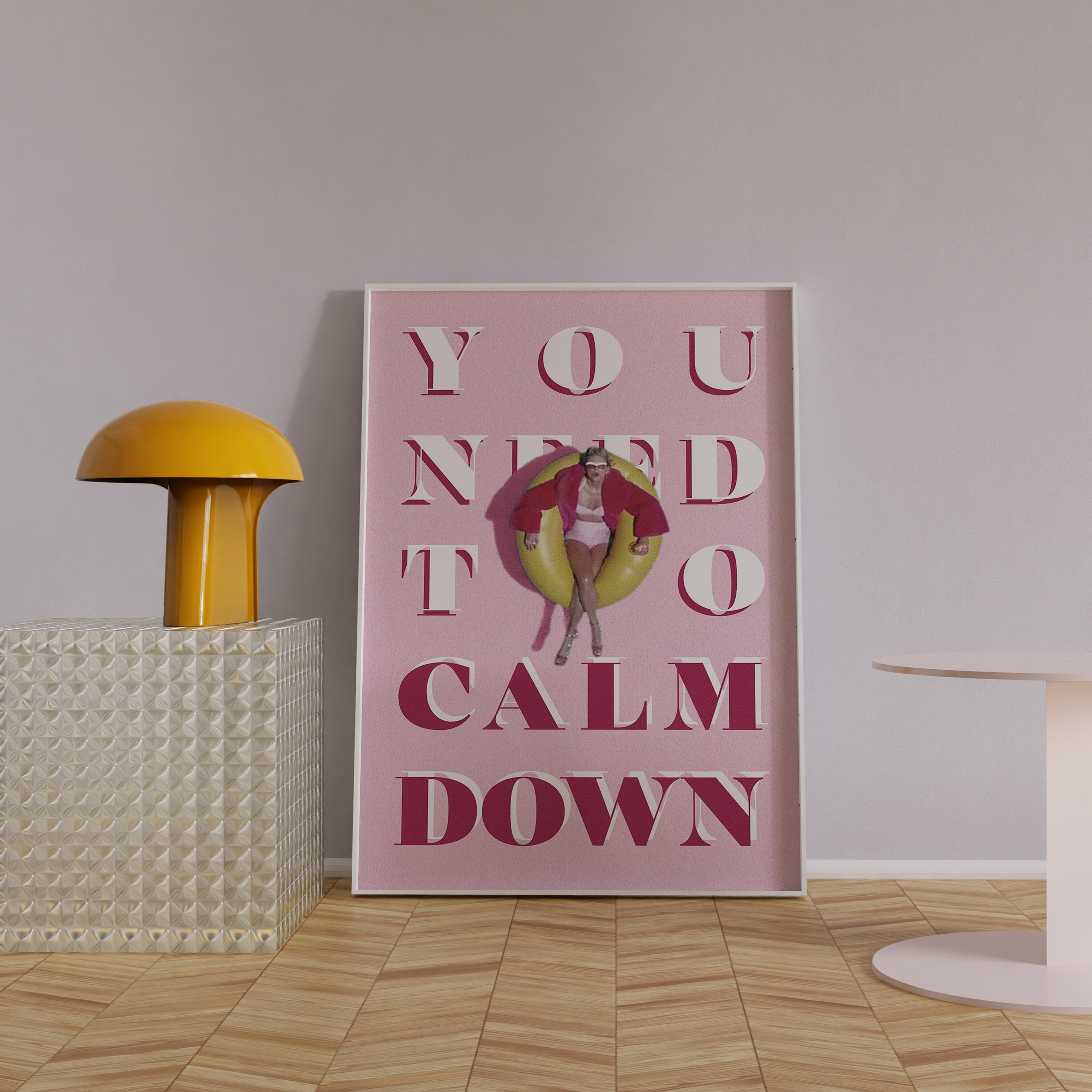 2 Pieces Taylor Poster You Need to Calm Down Wall Art Digital Download ...