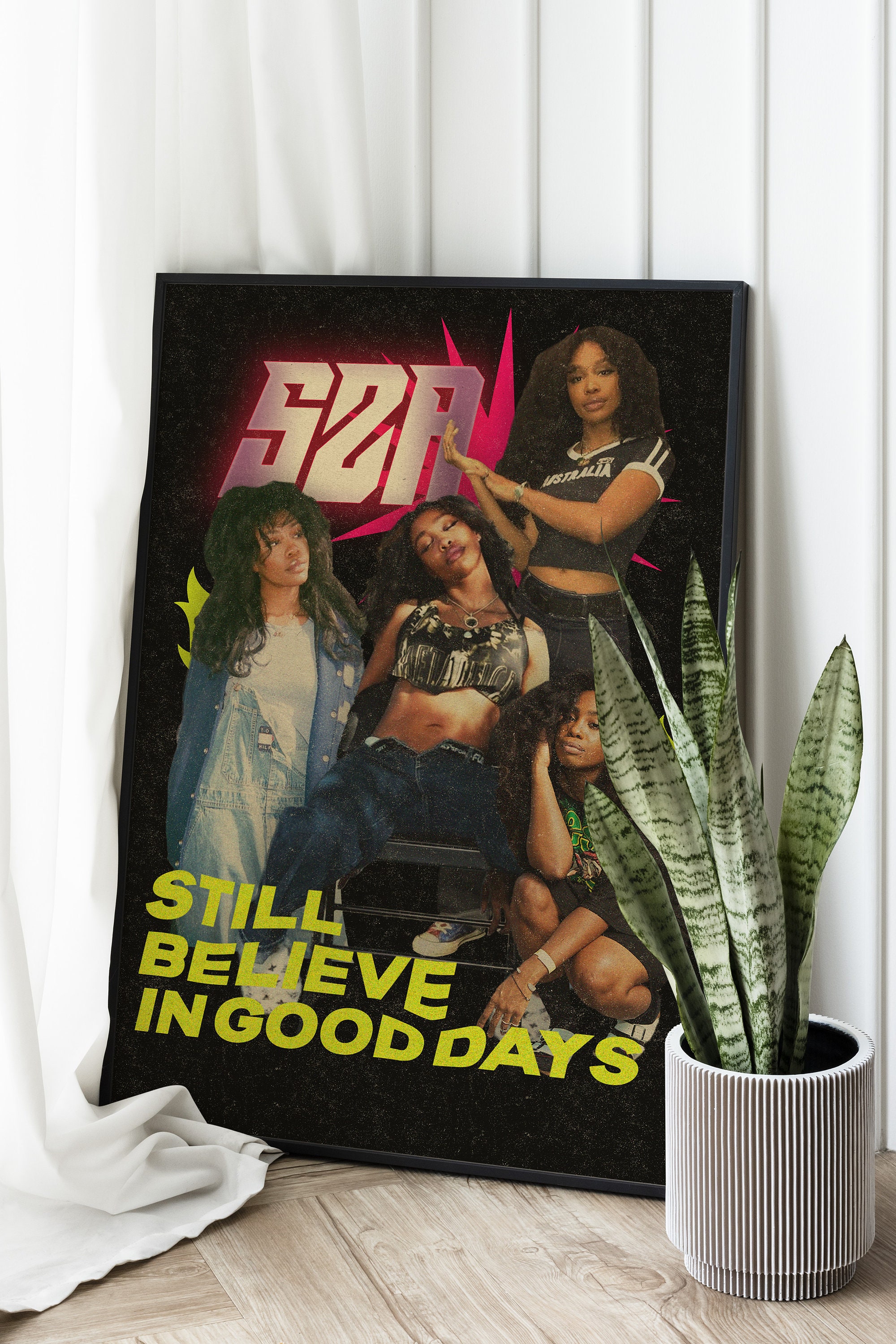 Good Days SZA Poster Music Song Lyrics Wall Art Digital Artwork SZA ...