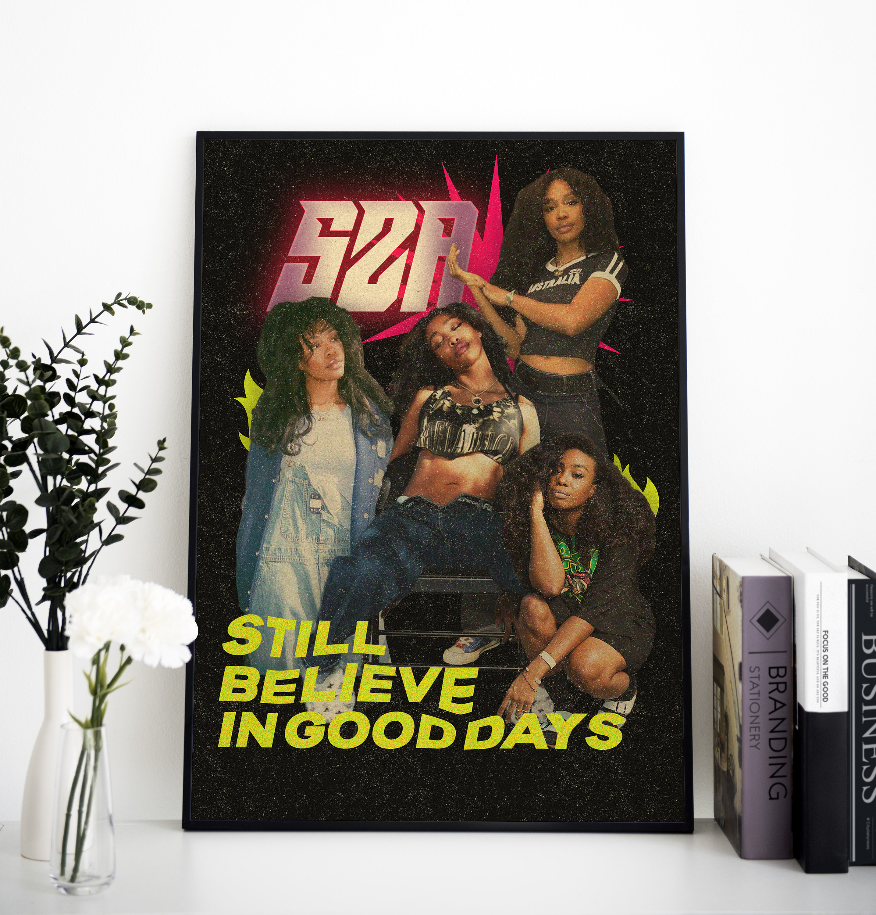 Good Days SZA Poster Music Song Lyrics Wall Art Digital Artwork SZA ...
