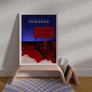 The End is Near Phoebe Bridgers Poster I Know the End Punisher Song Illustration Wall Art ...
