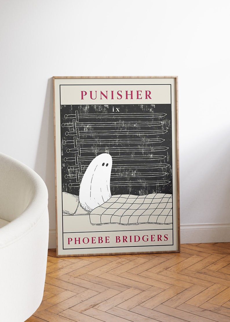 Phoebe Bridgers Punisher Song Bundle Poster I Know the End Retro 3 Piece Wall Art Digital ...