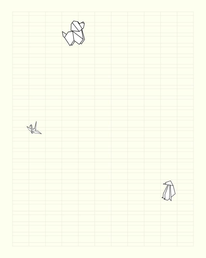 18 ORIGAMI Sticker Designs, Digital Sticker Pack, Stickers Bundle ...