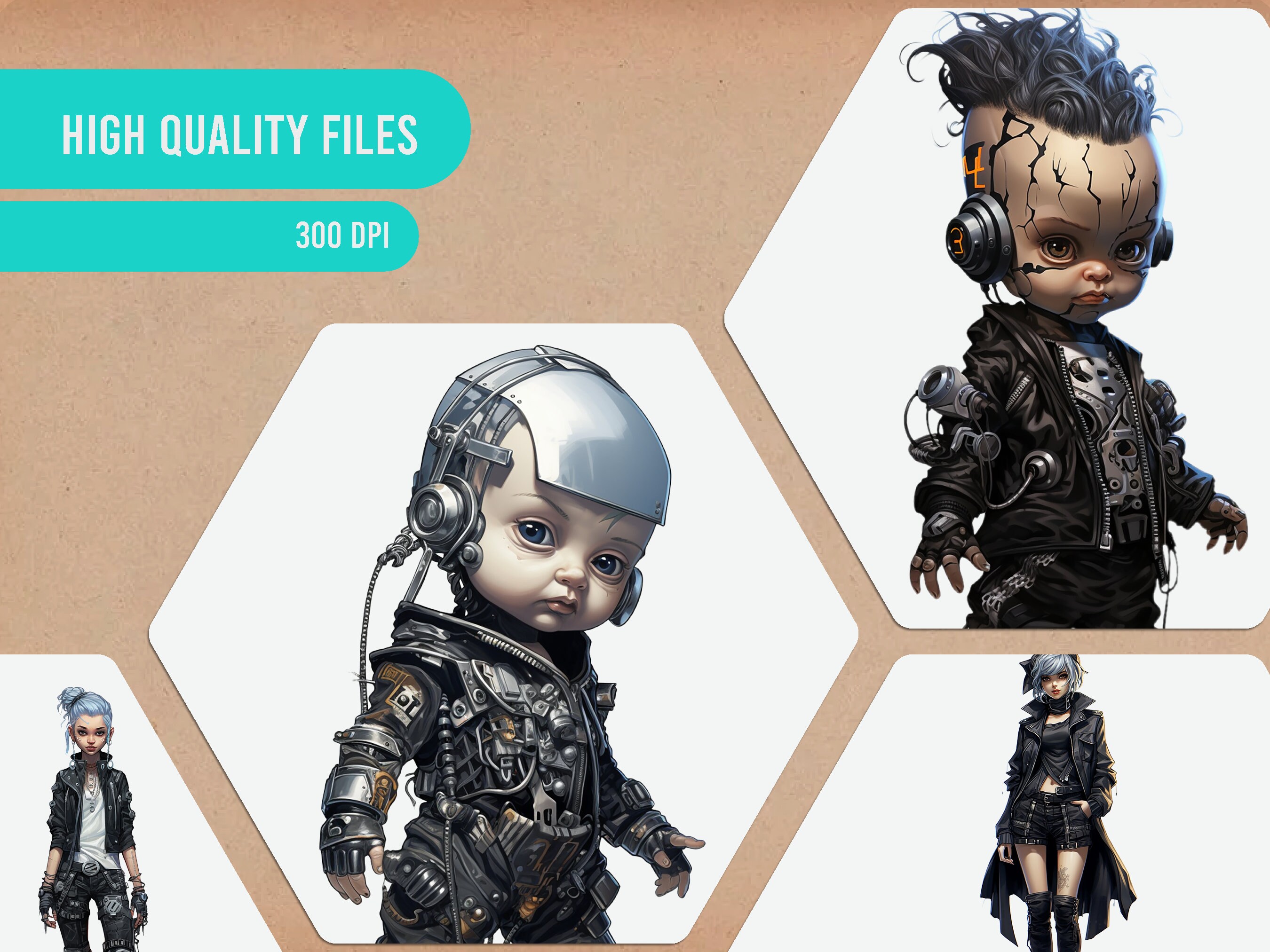 Cartoon Cyberpunk Clipart, Cyberpunk Character PNG, Cyber Punk ...