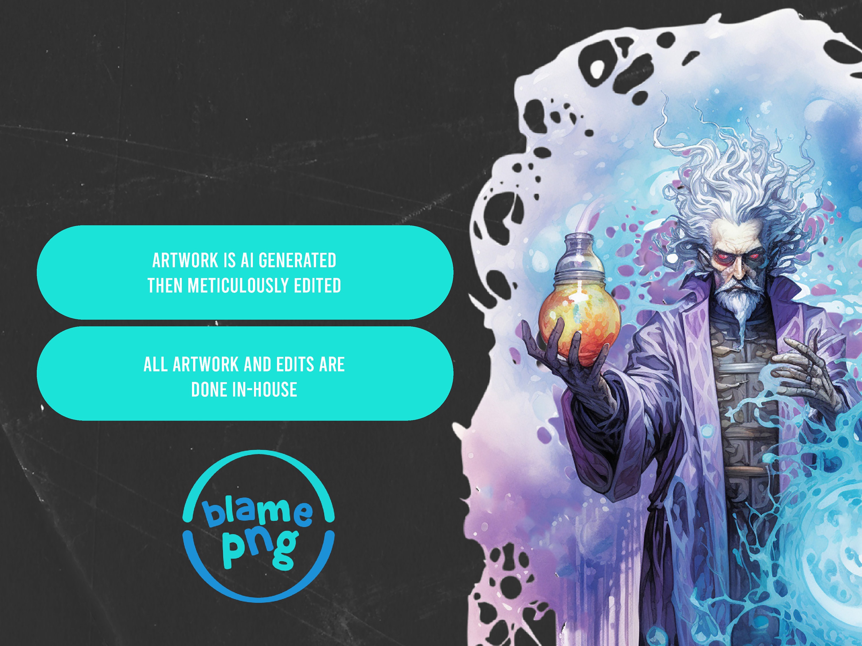 Watercolor Mad Scientist Clipart Water Colour Crazy Scientist - Etsy