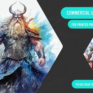 Watercolor Viking Clipart, Water Colour Viking PNG, Norsemen Clip Art ...