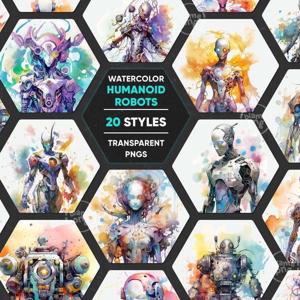 Robot Clipart - Etsy