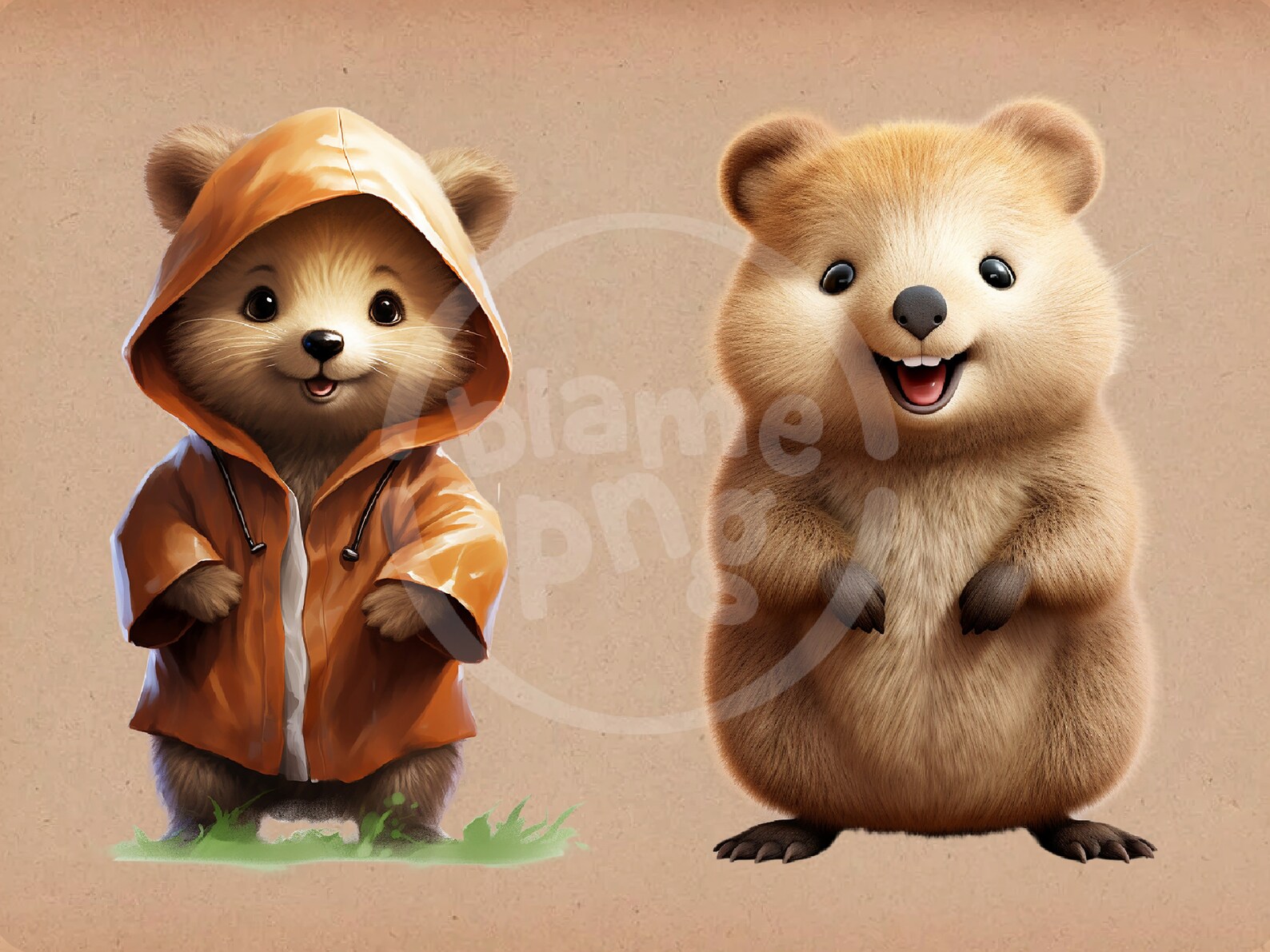 Cute Quokka Clipart, Funny Quokka PNG, Quoka Clipart, Quokka Clipart ...