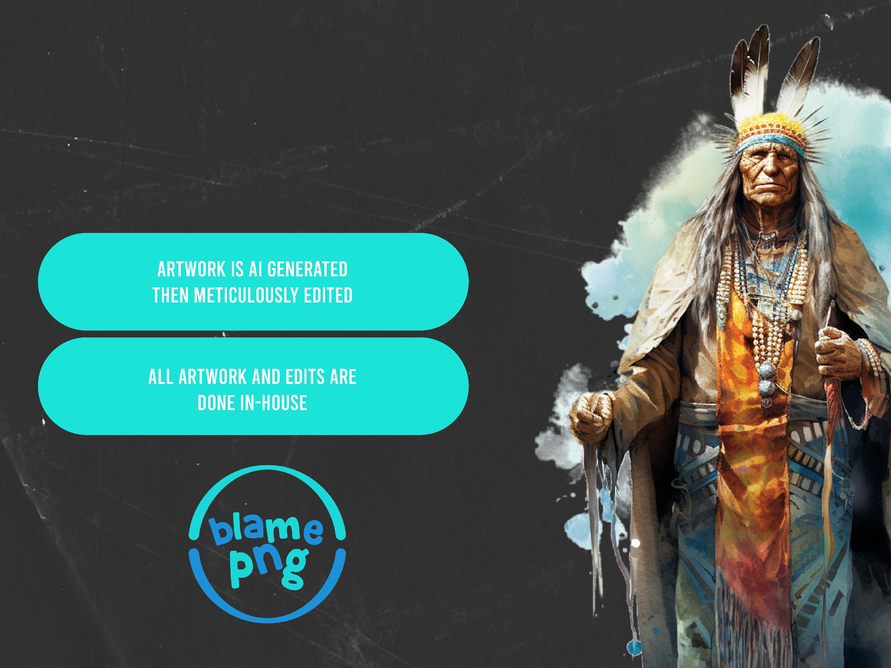 Watercolor Native American Clipart, Indian American PNG, Water Colour ...