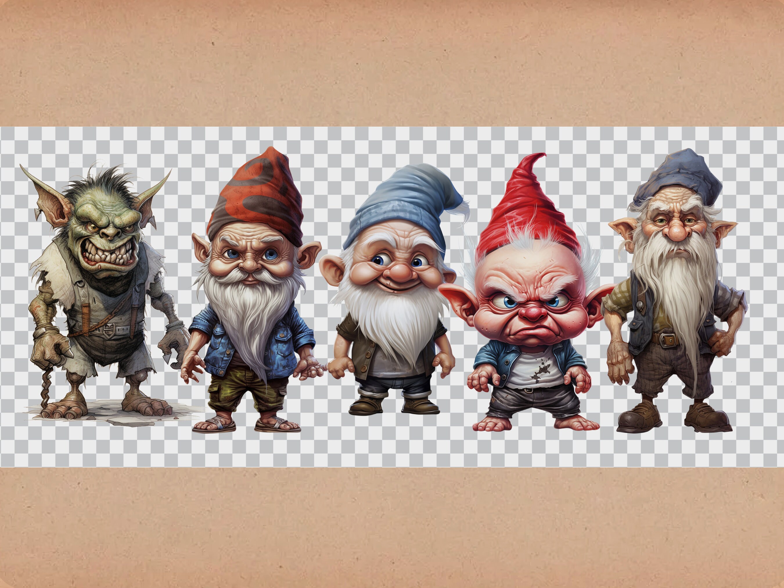 Cartoon Fantasy Creature Clipart Transparent Fantasy - Etsy