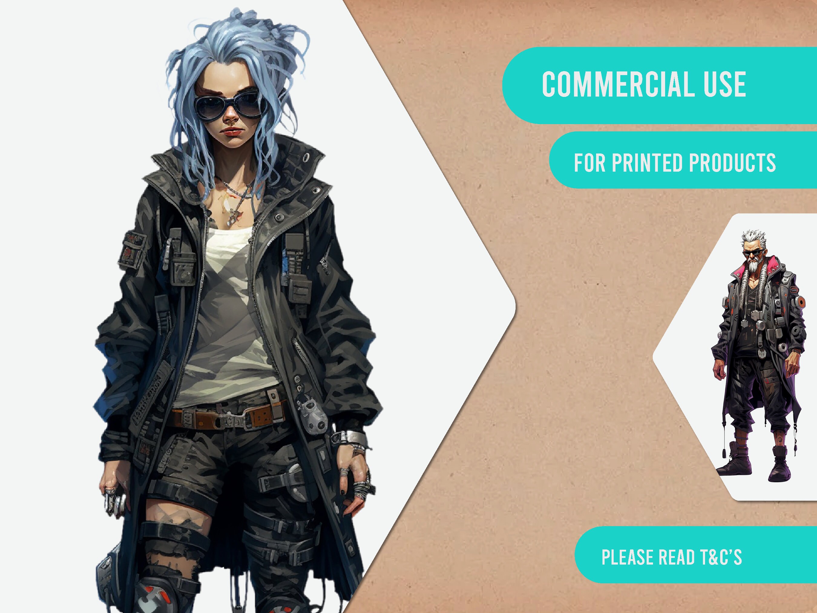 Cartoon Cyberpunk Clipart, Cyberpunk Character PNG, Cyber Punk ...