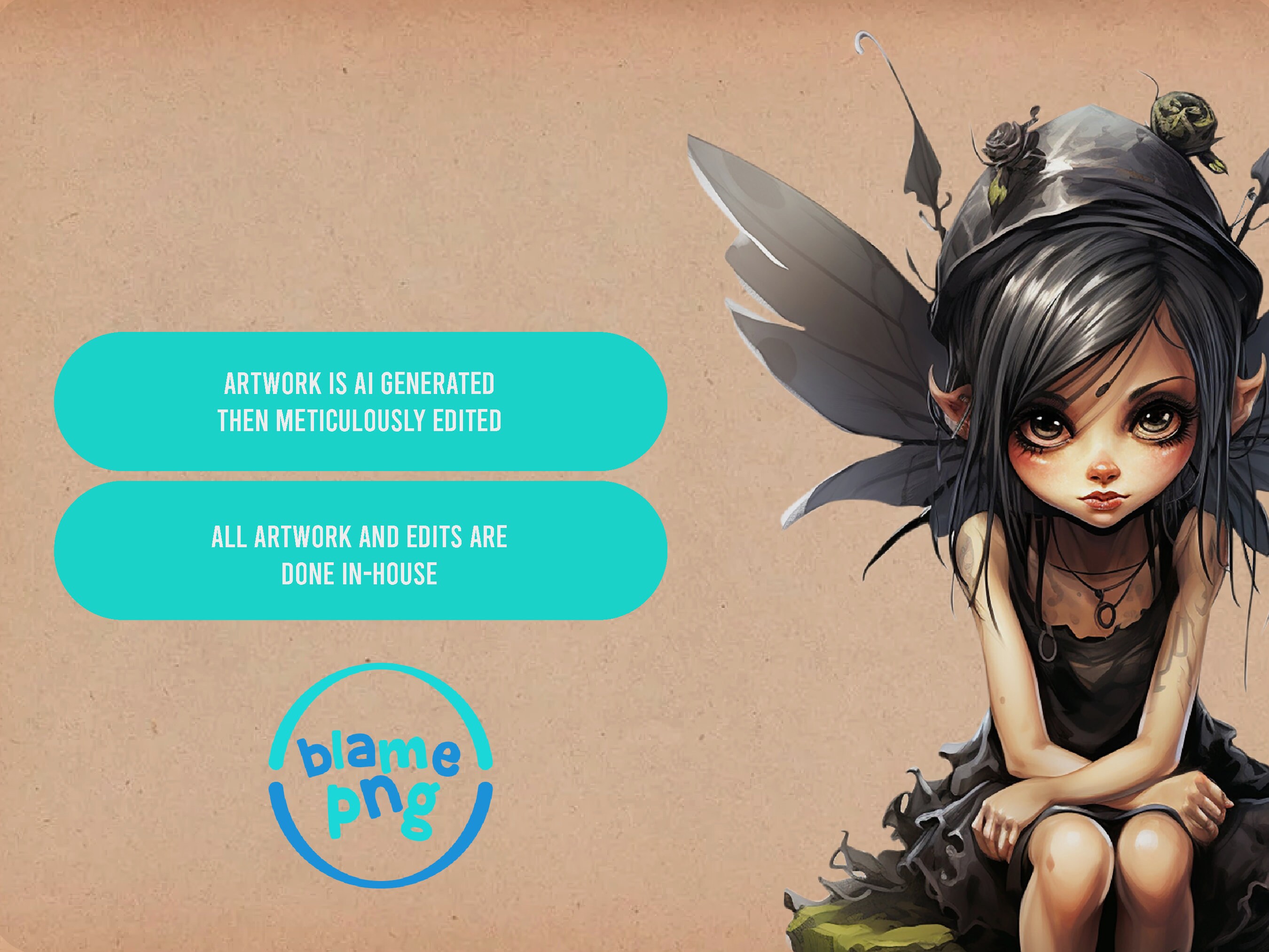 Funny Cartoon Fairy Clipart Cute Fairies PNG Pack Baby Fairy - Etsy