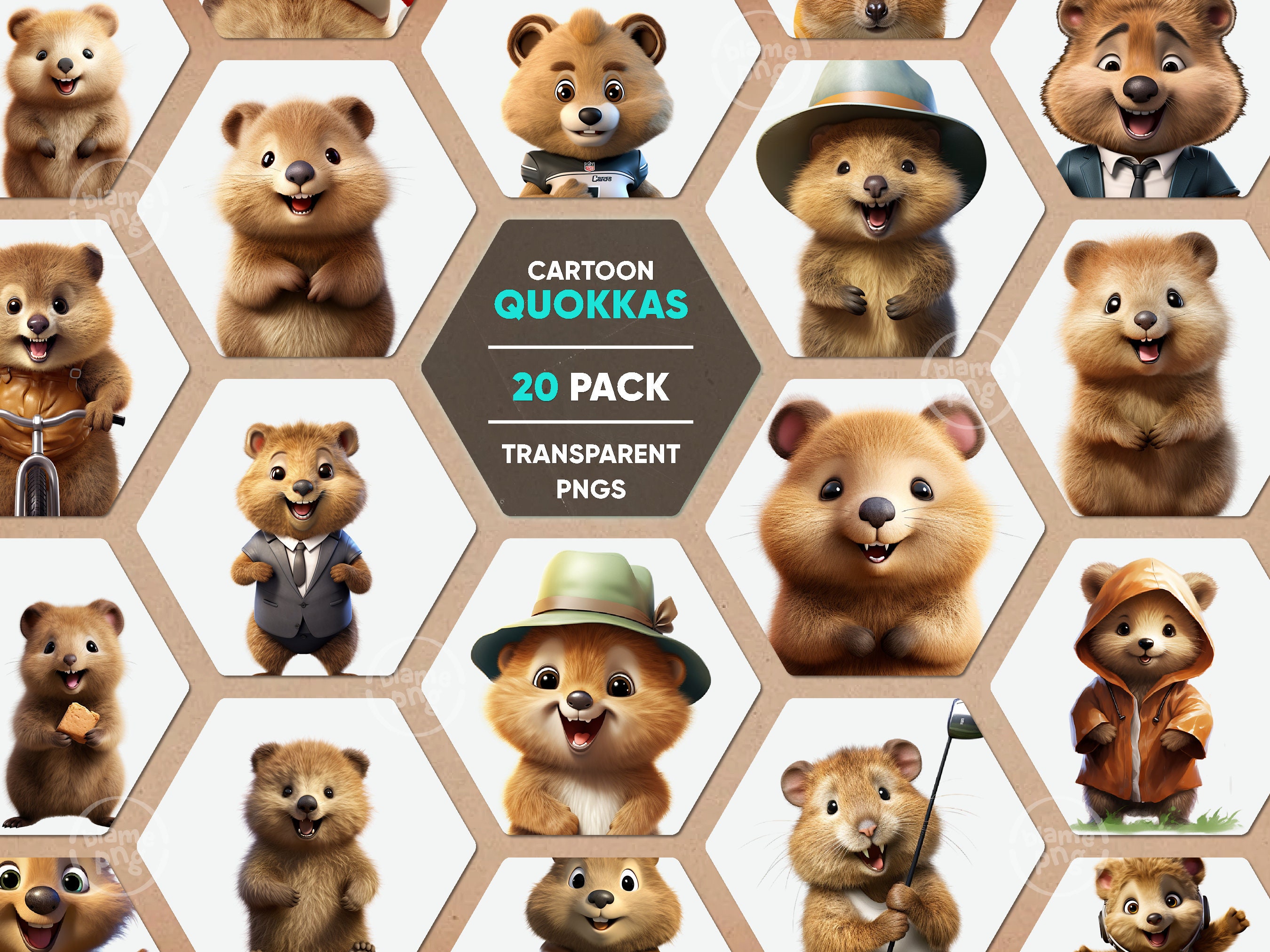 Cute Quokka Clipart, Funny Quokka PNG, Quoka Clipart, Quokka Clipart ...
