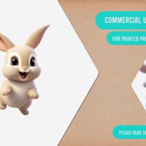 Cartoon Rabbit Clipart, Cute Baby Rabbit PNG, Rabit Clip Art Pack ...