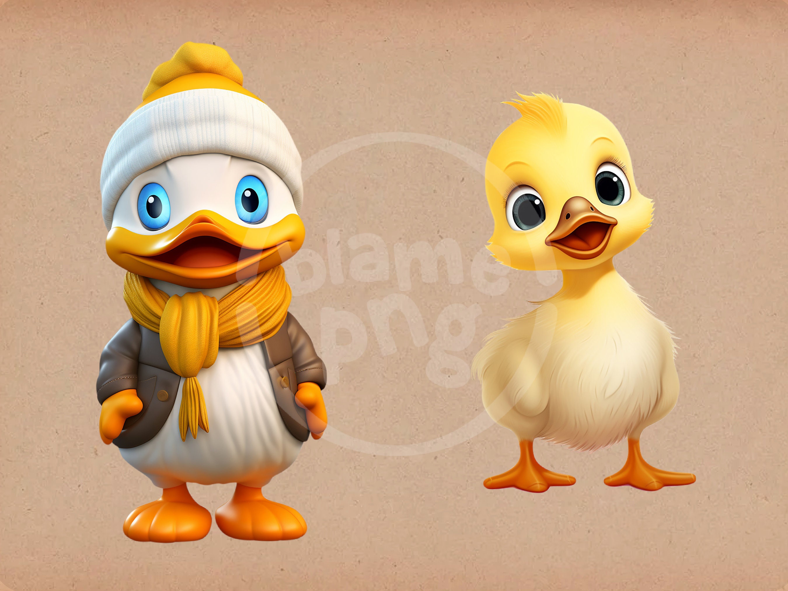Cartoon Duckling Clipart, Cute Baby Duckling PNG, Baby Duck Clip Art ...