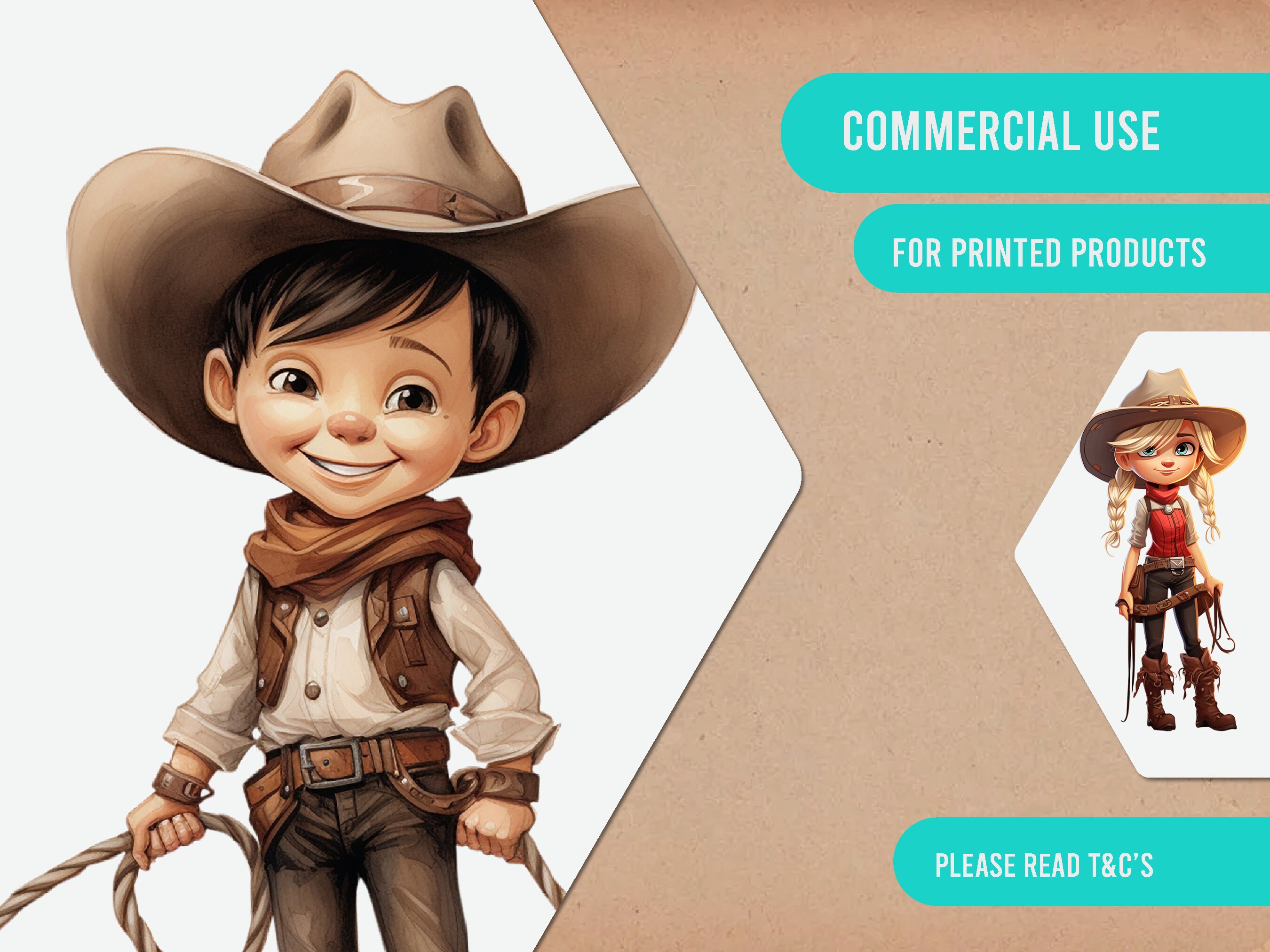 Cute Cowboy Clipart, Baby Cowboys PNG, Cowgirl Clip Art, Kids Cowboy ...