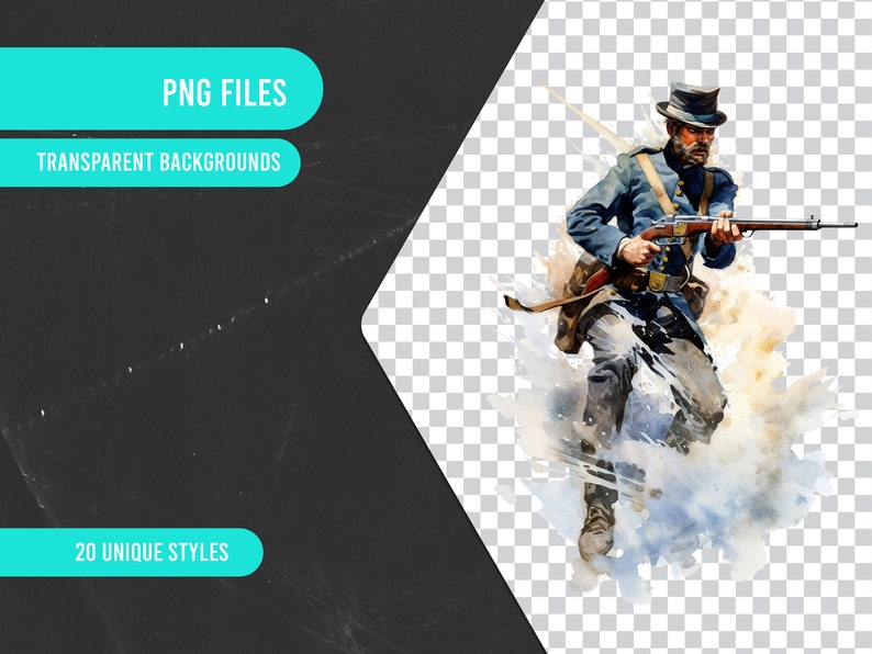 Watercolor Soldier Clipart, Transparent Infantry PNG, Water Color Army ...