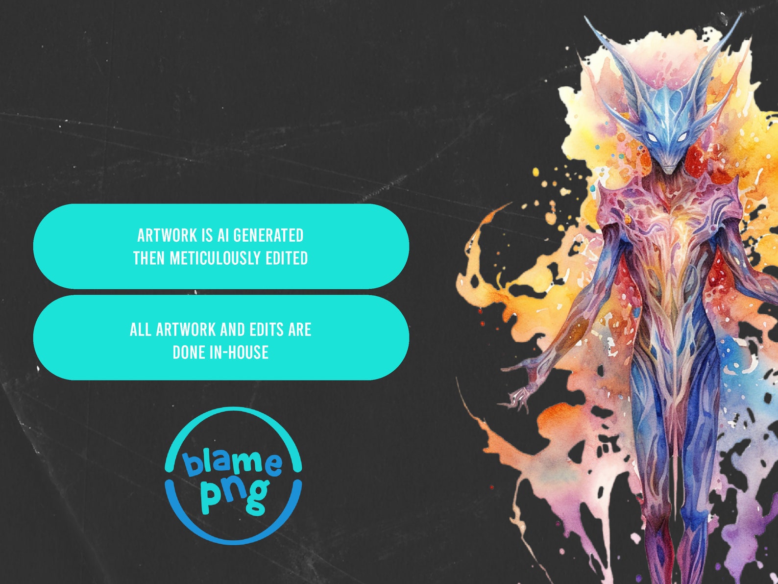 Watercolor Alien Clipart Water Color Alien PNG UFO - Etsy