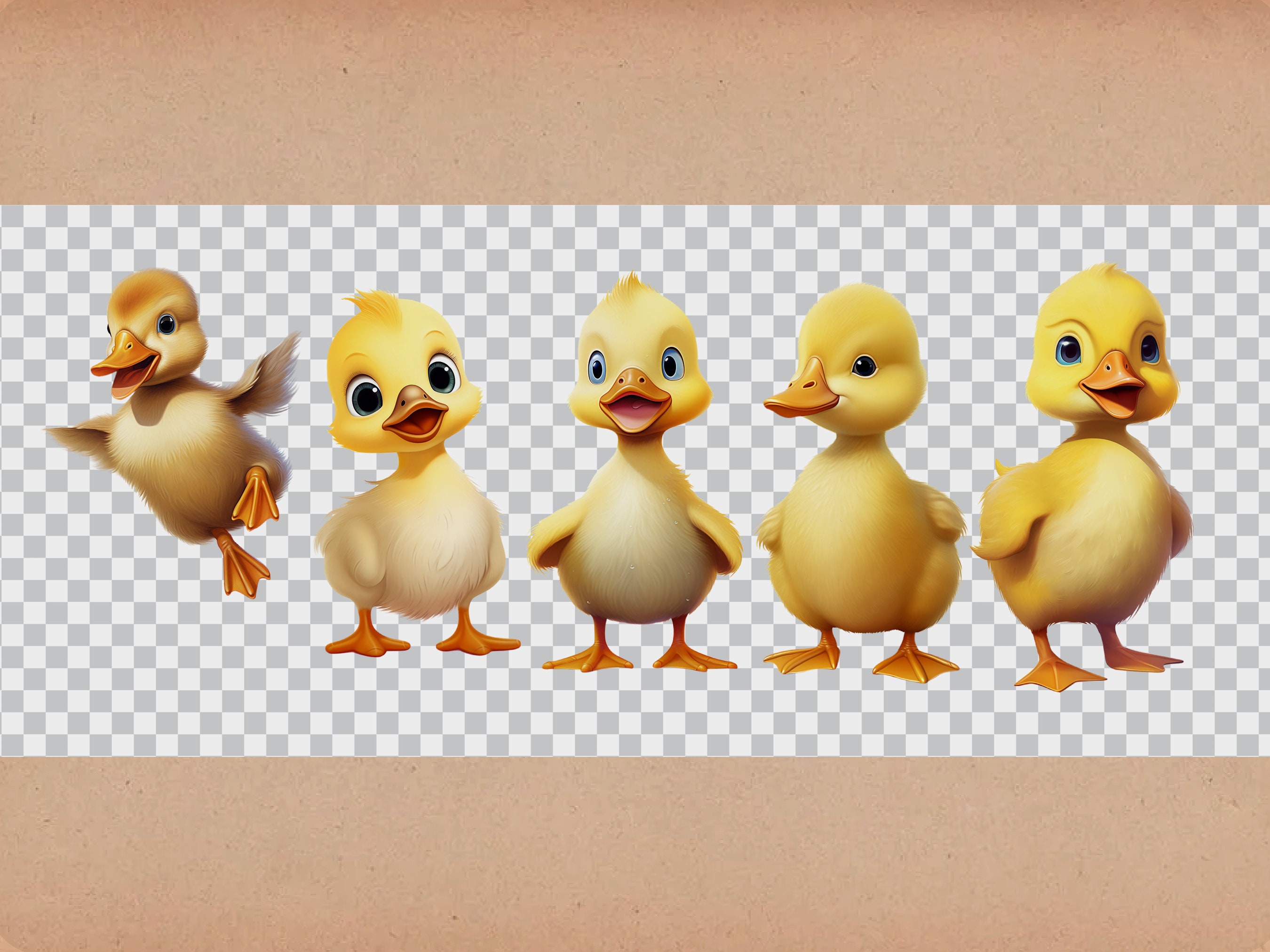 Cartoon Duckling Clipart, Cute Baby Duckling PNG, Baby Duck Clip Art ...