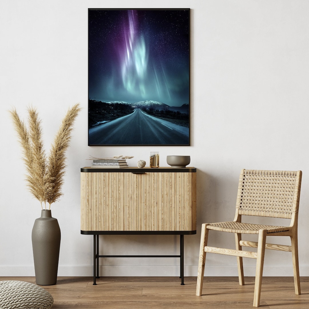 Northern Lights Delight: Aurora Borealis Printable Wall Art, Northern ...