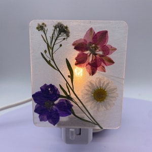 Handmade Flower Night Light, Floral Nightlight, Housewarming Gifts ...