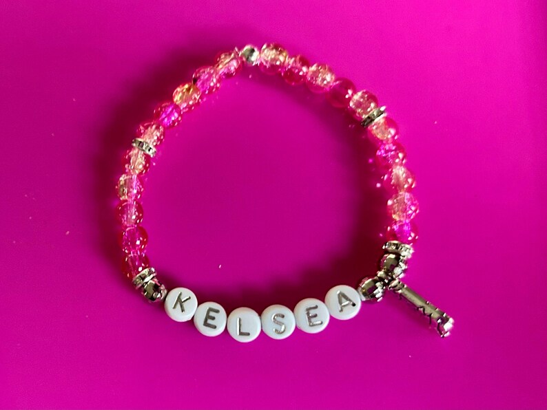 Kelsea Ballerini Patterns Concert Custom Stretch Bracelet With Boot ...
