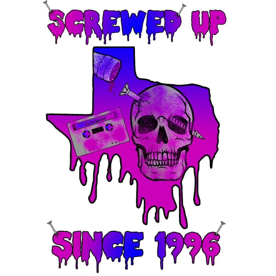 Screwston Texas PNG, Houston Dj Screw Png, Davi Designs - Etsy