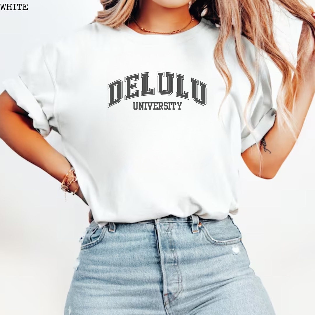 Delulu University Shirt, in My Delulu Era ADHD Shirt, Sarcastic Mental ...