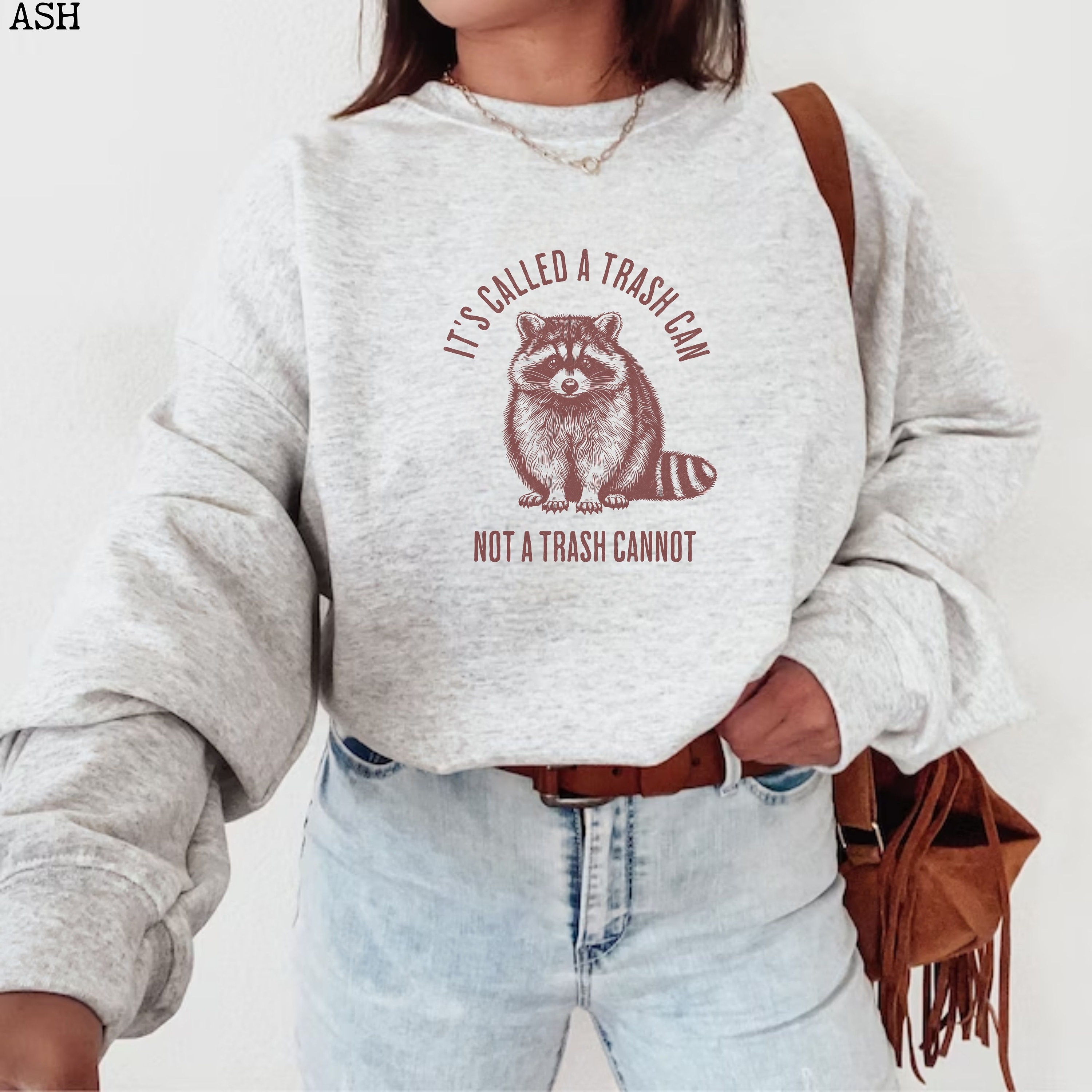 It's Called a Trash Can Not a Trash Cannot Funny Raccoon Sweatshirt ...