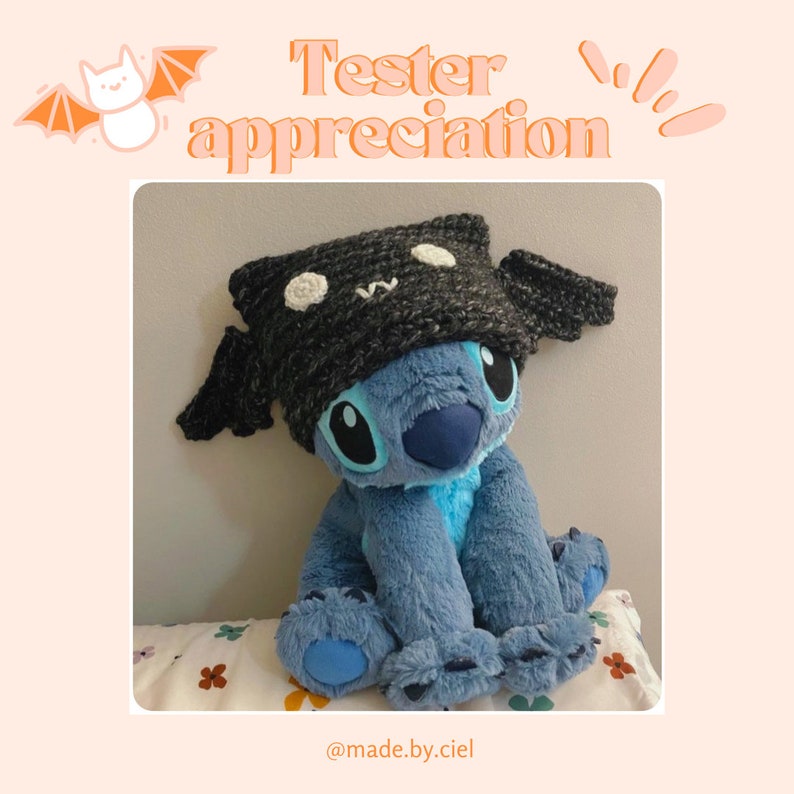 Bat Beanie Crochet Pattern - Perfect for Halloween / Halloween Crochet ...