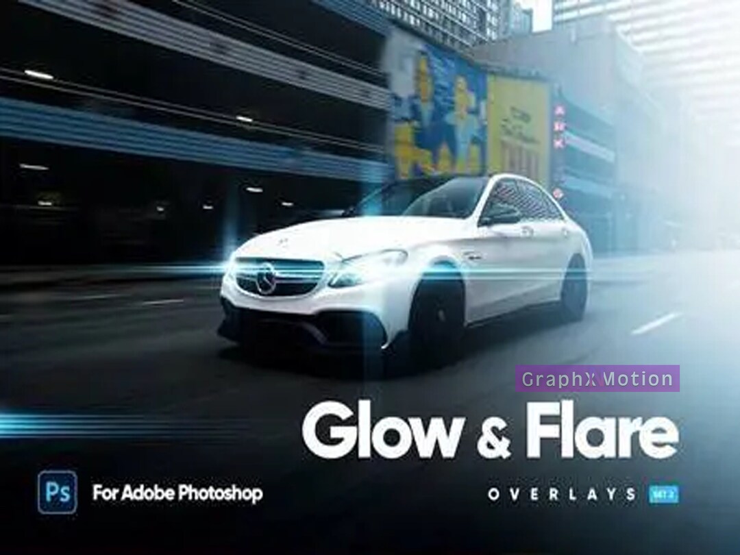 17 Glow & Flare Ultra Realistic Overlays - Etsy