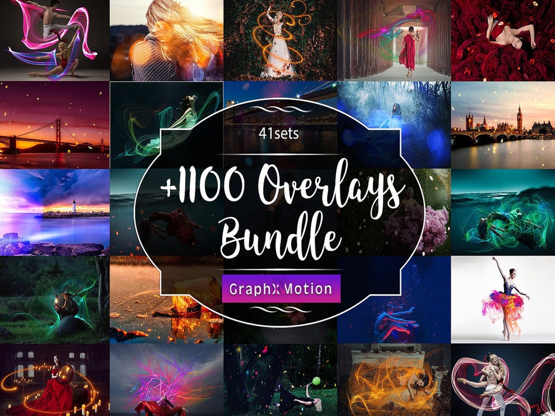 1100 Plus Creative Overlays PNG, JPG - Etsy