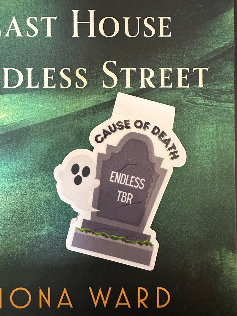 Cause of Death Ghost Grave Magnetic Bookmark | Endless TBR | - Etsy